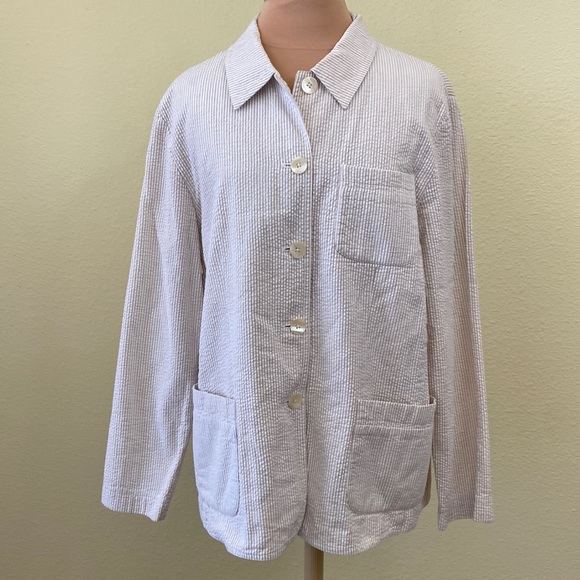 Pendleton | Jackets & Coats | Vintage Pendleton Seersucker Shacket ...